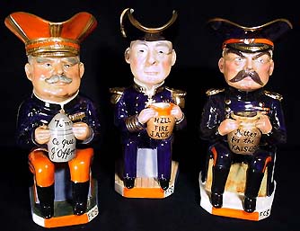 WILKINSON TOBY JUGS - Political and Military Figures WWI